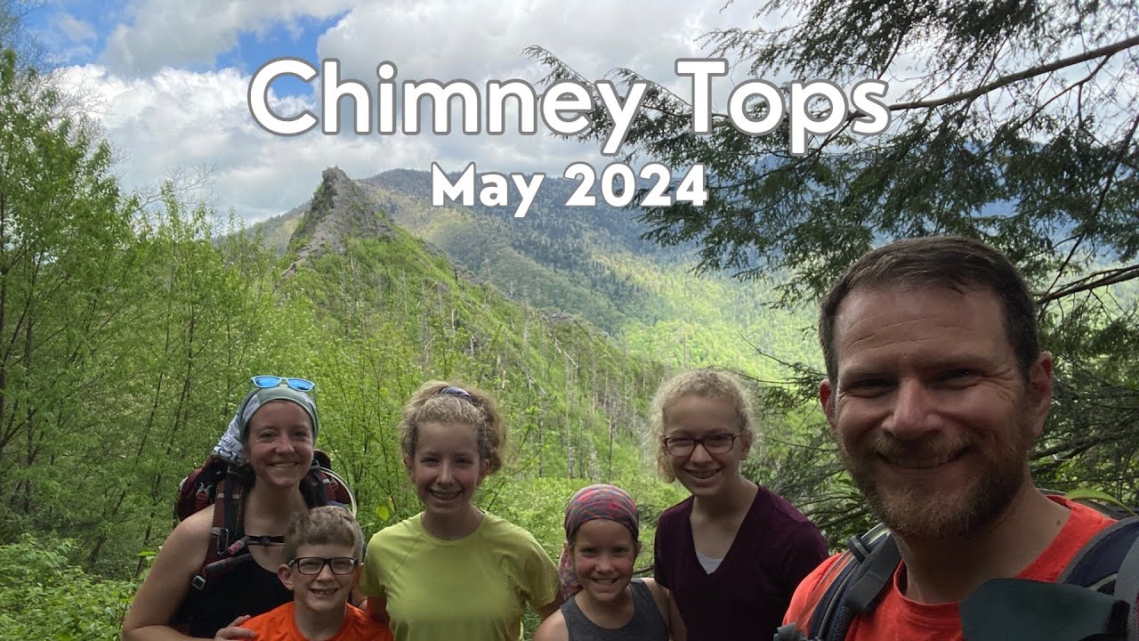 Chimney Tops and Trickling Falls — Great Smoky Mountains National Park ...