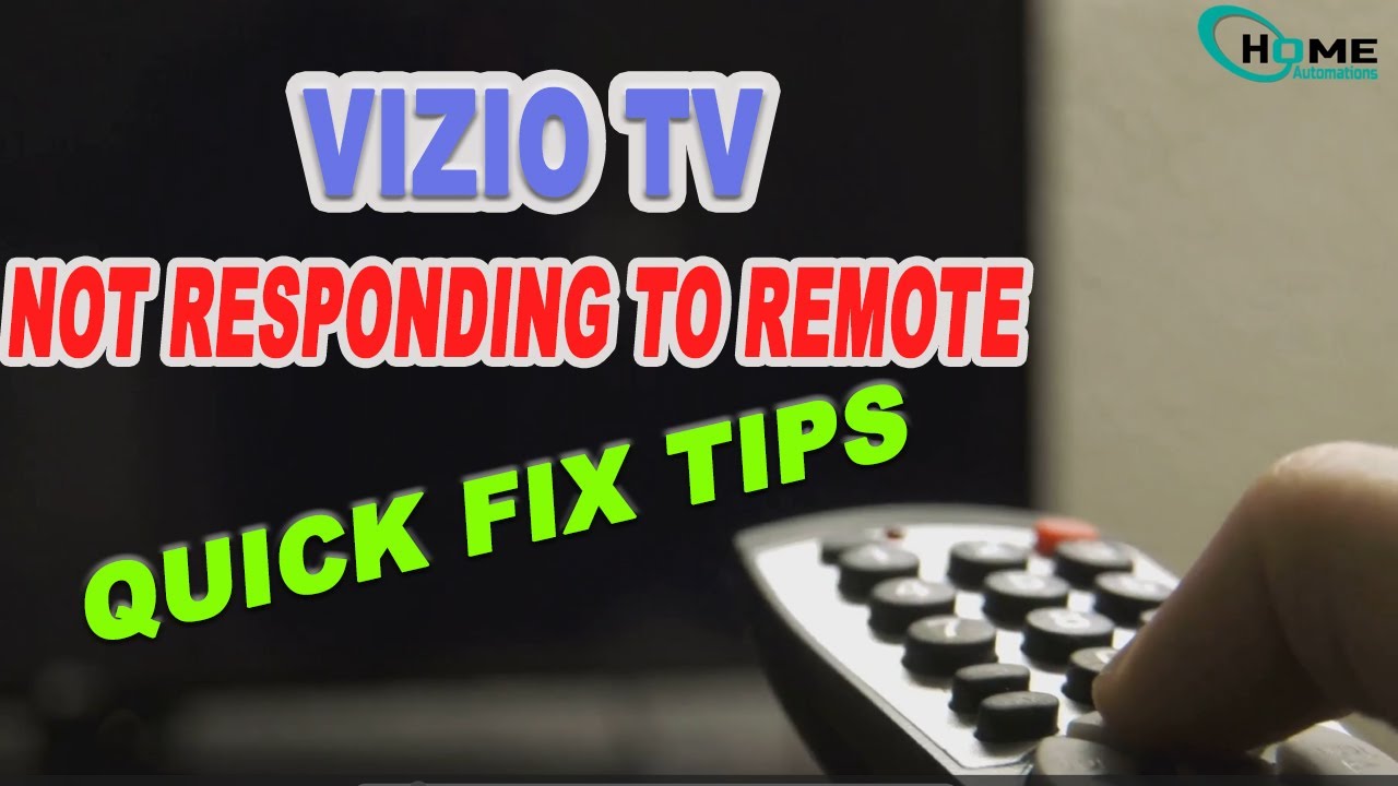 How to Fix a Vizio TV Remote Not Responding to the TV - YouTube