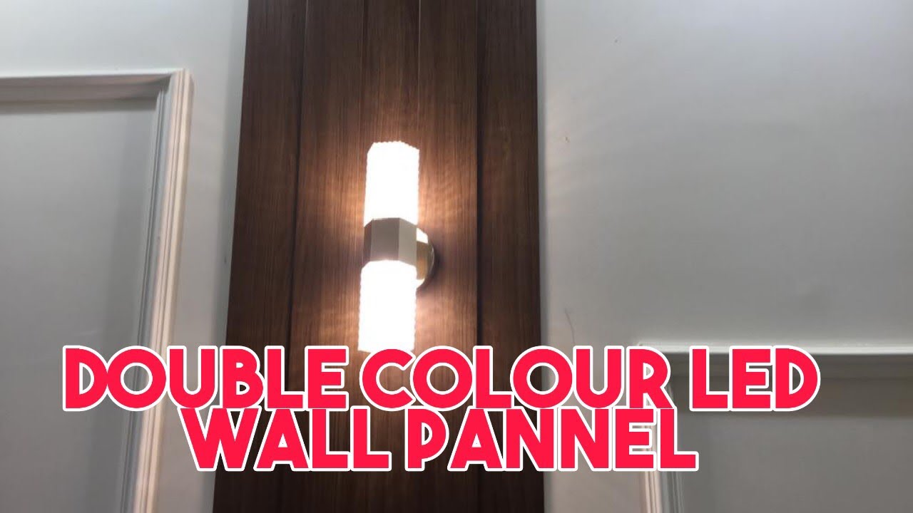 Modern double color wall panel led light # #modern led wall panel #led# ...