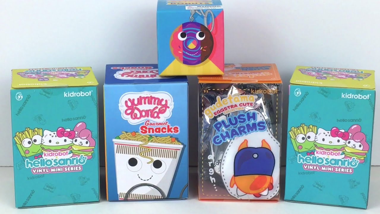 KidRobot Blind Boxes ~ Hello Sanrio Food Series Yummy World Attack of ...