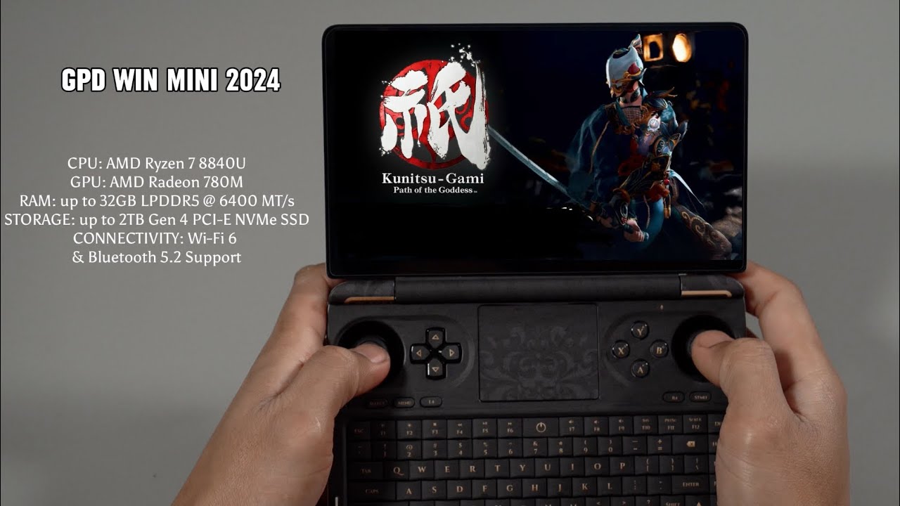 Kunitsu-Gami Path of the Goddess - GPD Win MiNi 2024| 20W - Low-High ...