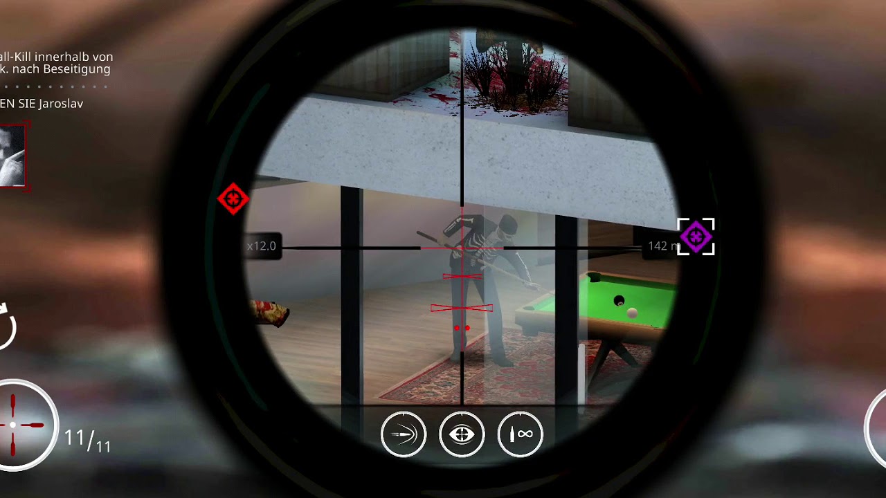 Hitman Sniper Easter egg (Billiard table) - YouTube