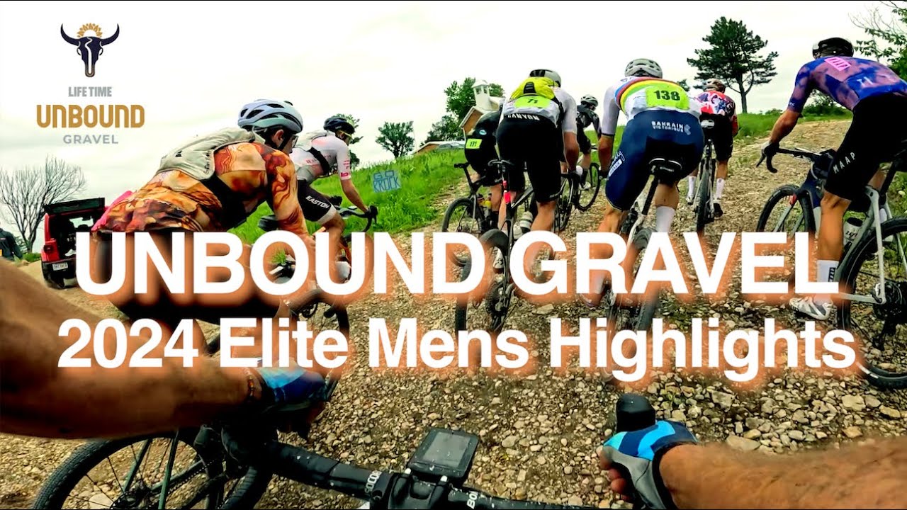 Unbound Gravel 2024 - Elite Mens Raw Highlights - YouTube