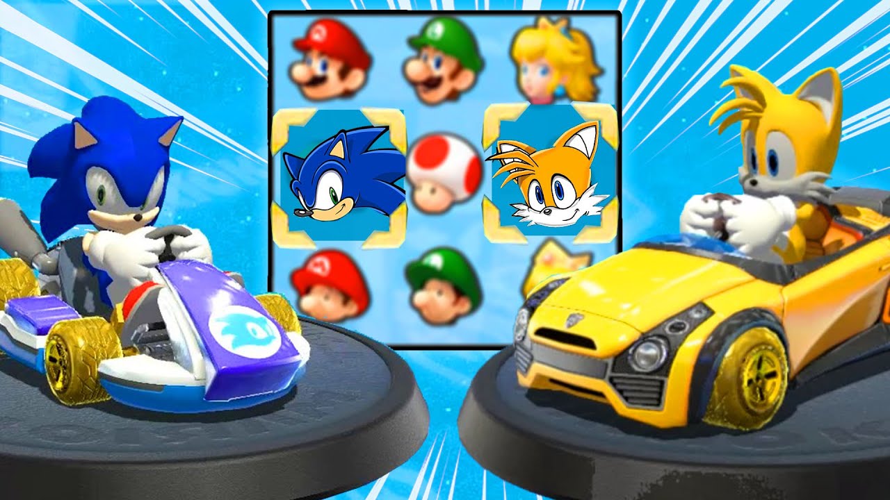 Playable Sonic & Tails in Mario Kart 8 Deluxe - YouTube