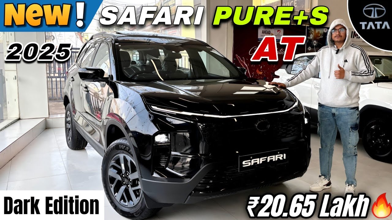 2025 New Tata Safari Pure Plus S Dark Edition Detailed Review | Safari ...