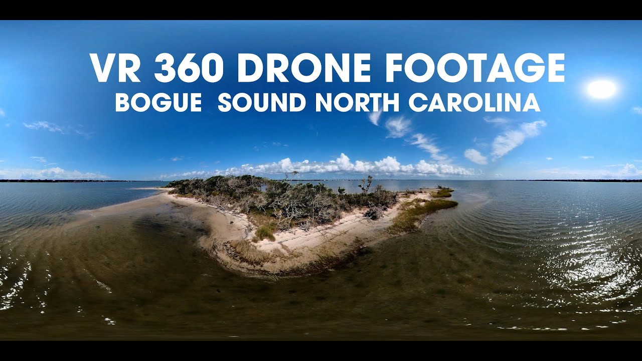 Insta 360 Sphere - VR Bogue Sound North Carolina - Drone Footage - YouTube