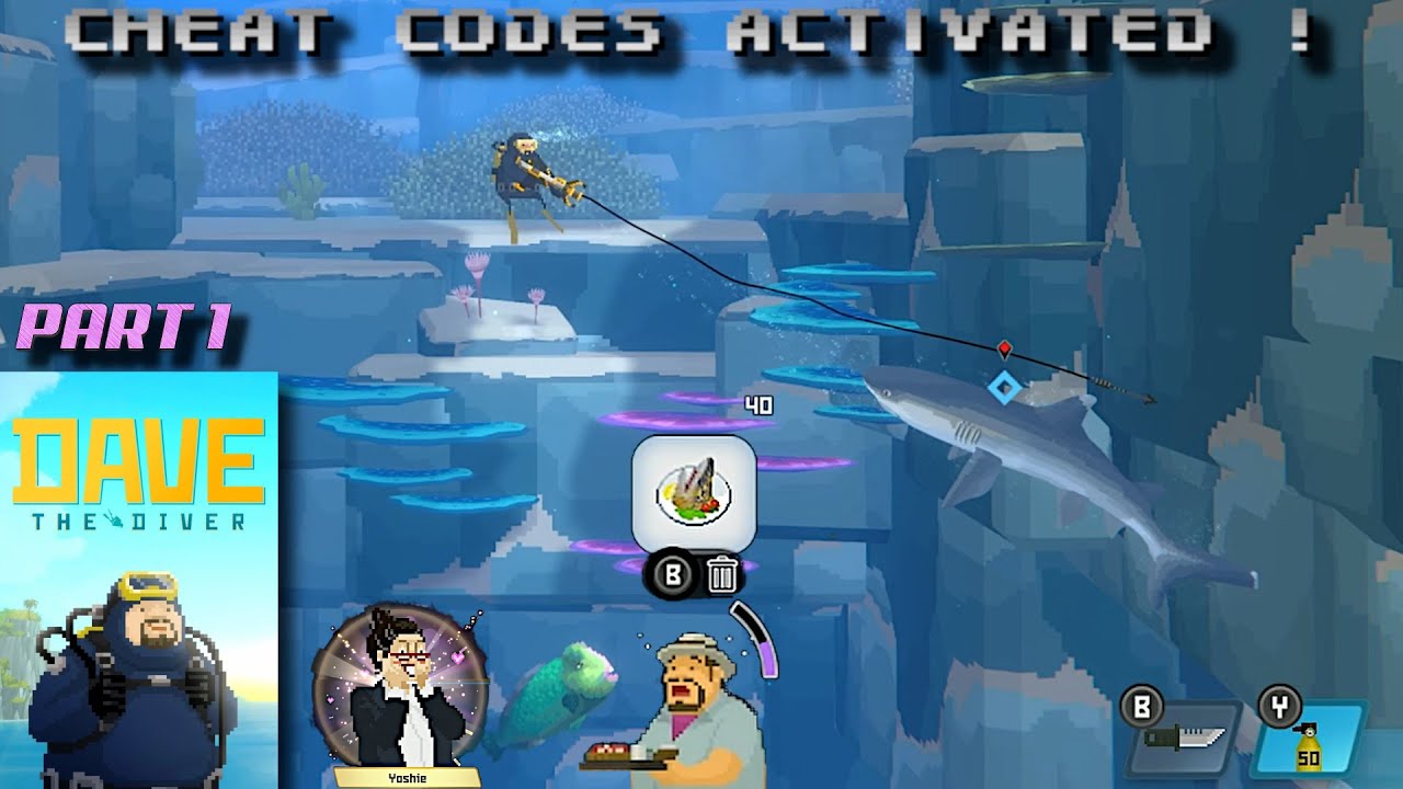 DAVE THE DIVER | PC | Part 1 | Cheat Codes Activated - YouTube