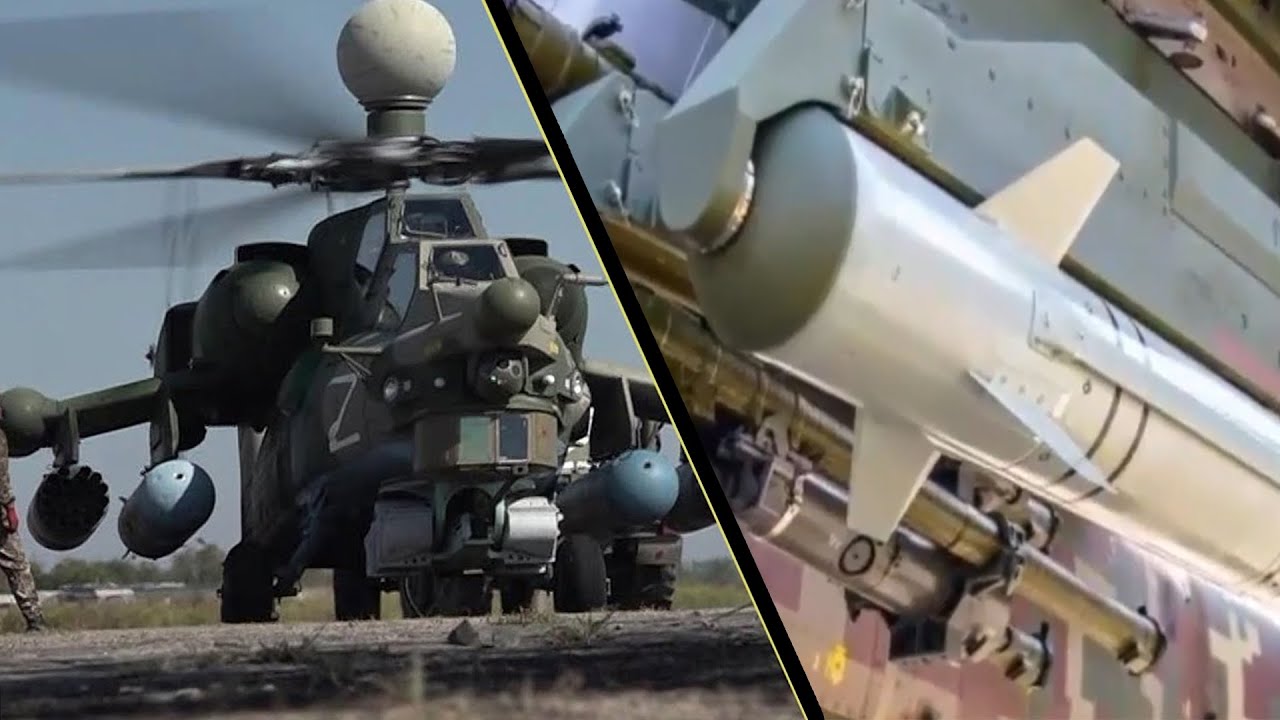 Russia sends Mi-28NM with Ataka Missiles ATGM against Leopard and ...