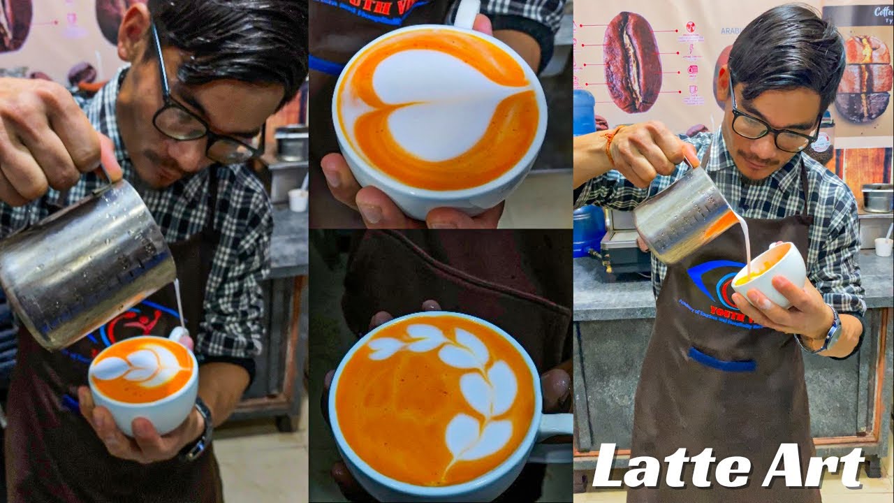HOW TO PRACTICE LATTE ART || LATTE ART PRACTICE FOR NEW BEGINNERS || BARISTA TRAINING IN NEPAL ...
