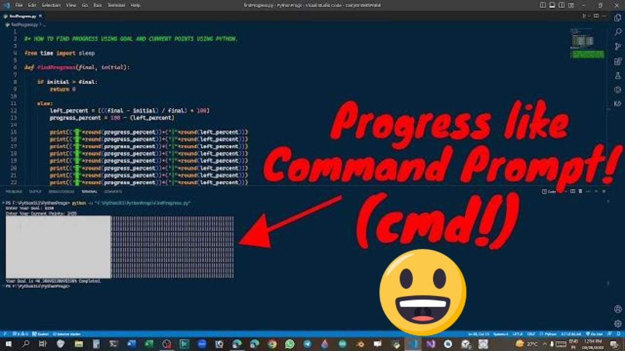 Python Goal Tracker: Monitor Progress | CarryOnWithPrabh - YouTube