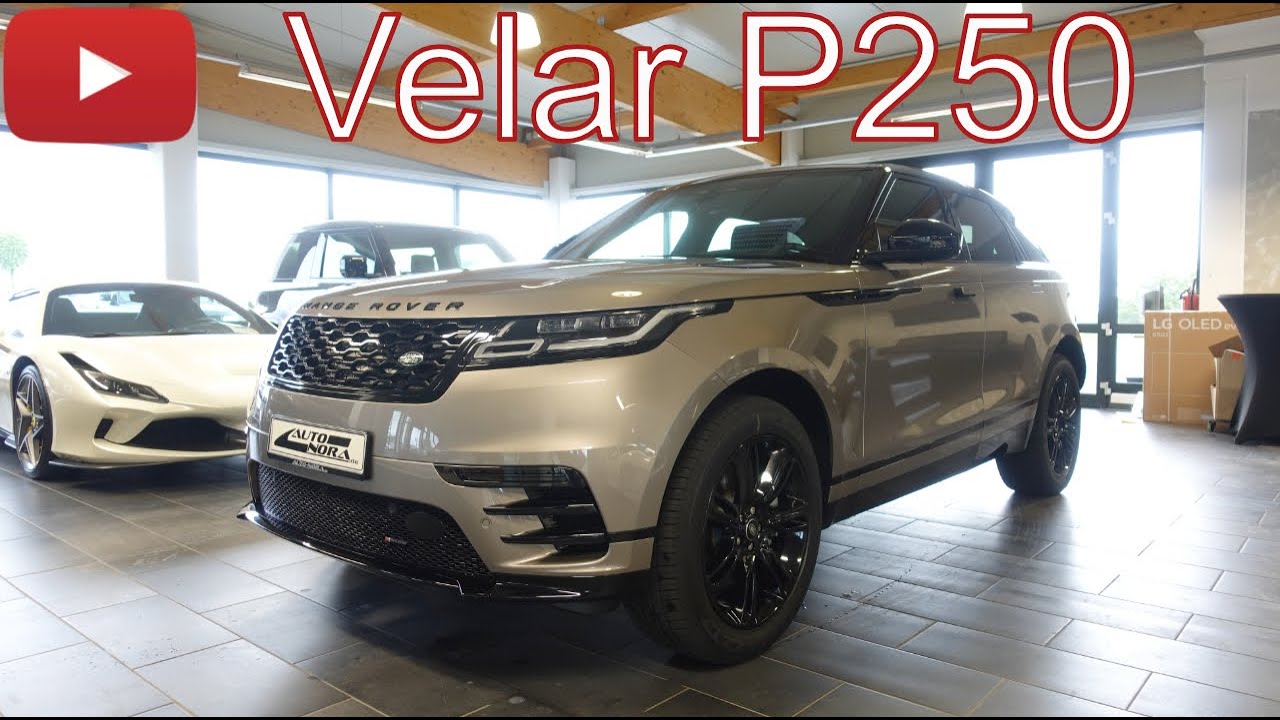 Land Rover Range Rover Velar P250 R-Dynamic SE Lantau Bronze - YouTube