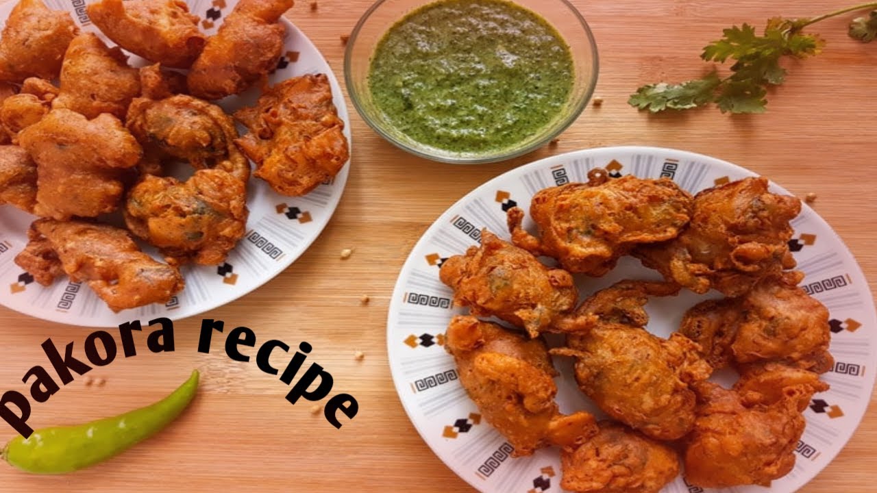 Pakora recipe Pakistani | Onion Palak Aloo Pakora | Ikram khan - YouTube