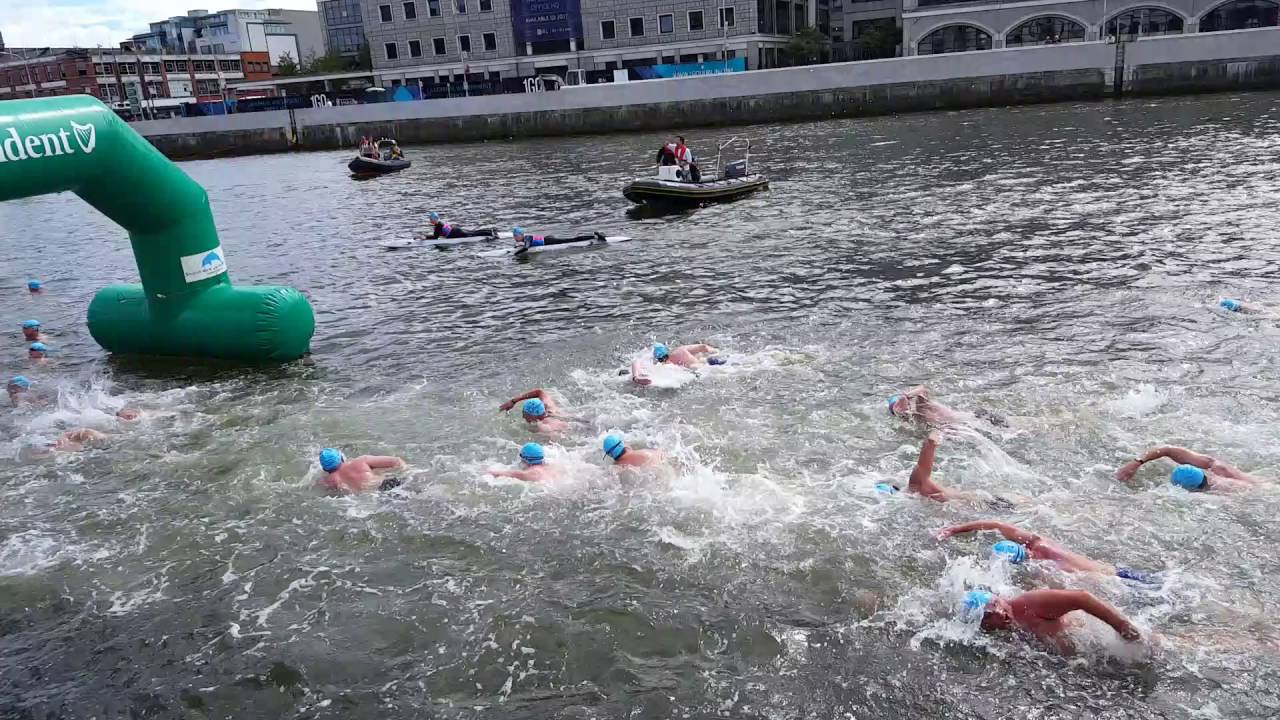 Liffey Swim Men's 2016 2nd and the rest - YouTube