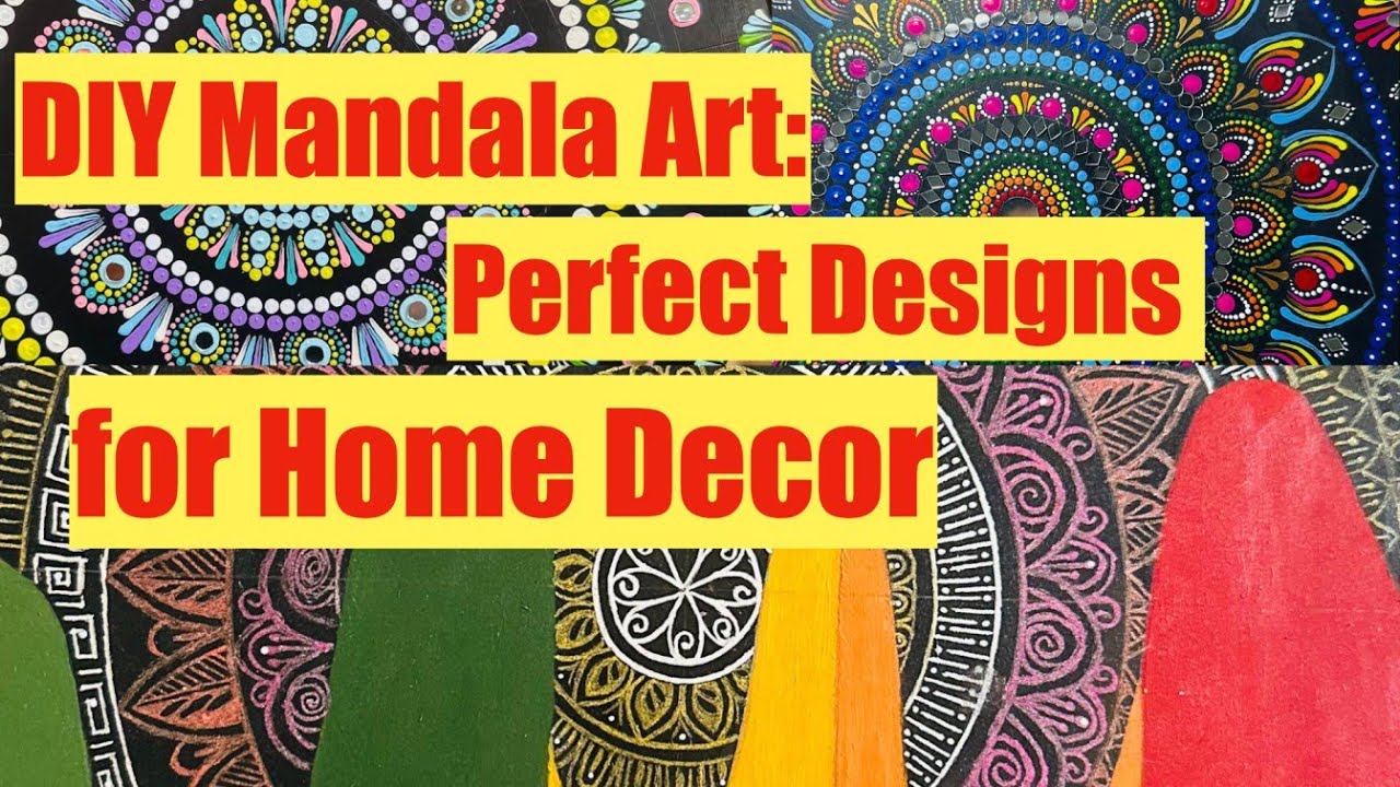 Vlog 138 | DIY Mandala Art: Perfect Designs for Home Decor | Marathi ...