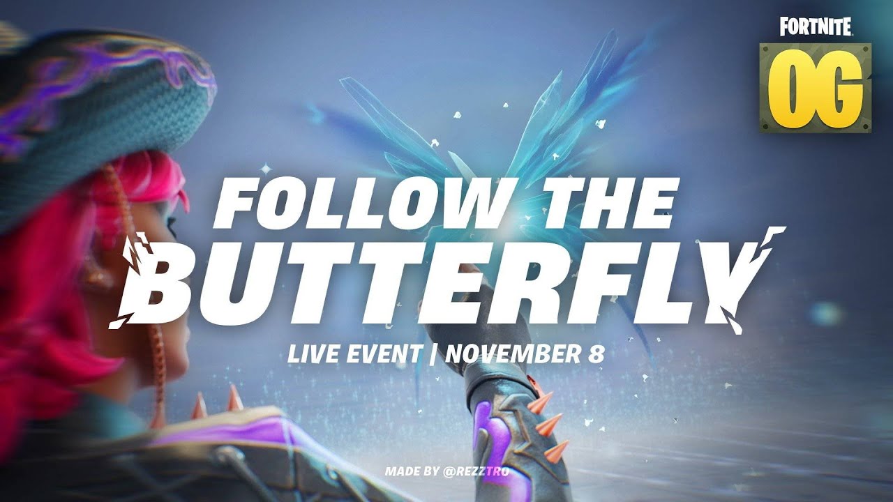 Fortnite OG Butterfly Event *LIVE* - YouTube