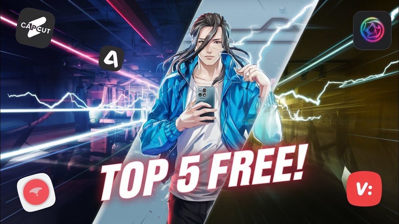 "Top 5 Best FREE Anime Editing Apps 🔥 | Edit Like a Pro on Mobile ...