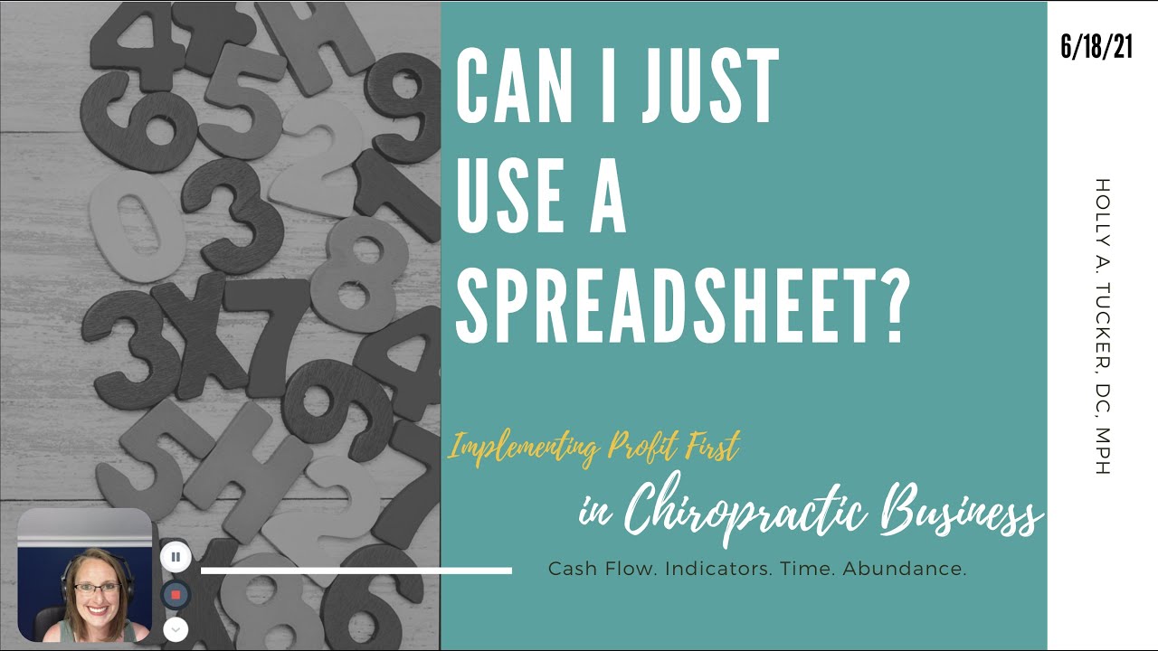 Can I Just Use A Spreadsheet For Profit First Chiropractic Numbers can-i-just-use-a-spreadsheet-for-profit-first-chiropractic-numbers