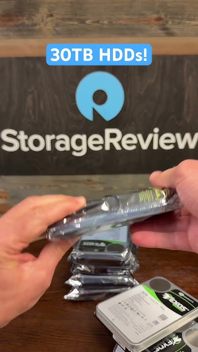 Unwrapping 240TB of HAMR HDDs. 8x Seagate Exos M 30TB drives. Full review at StorageReview.com ...