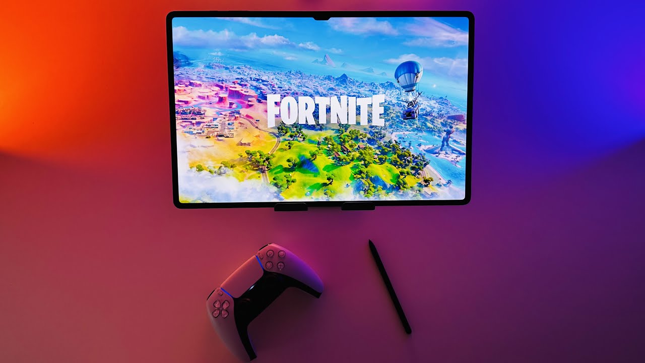 Fortnite on Samsung Tab S9 Ultra | FPS TEST - YouTube