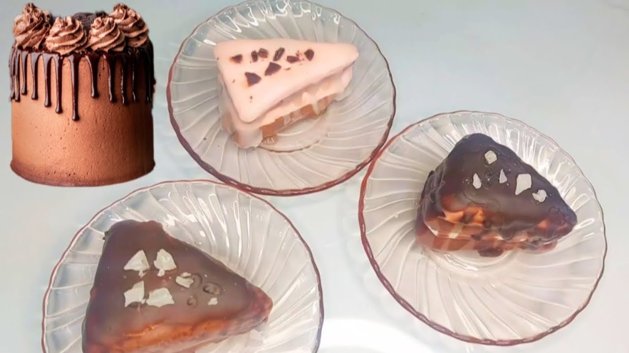 [ASMR] cake clay slime with wax topping | Crunchy slime | satisfying ...