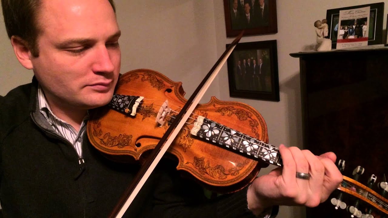 New Norwegian hardanger fiddle - YouTube