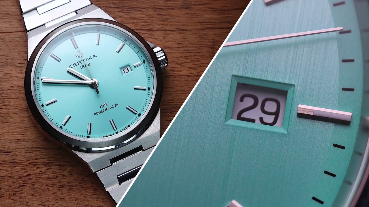 Certina DS-7 Ignites Passion with 39mm Genta Design and Turquoise Dial ...