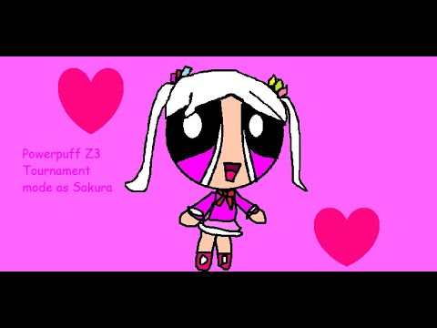 Powerpuff Z3 gameplay - Tournament mode on hard as Sakura - YouTube