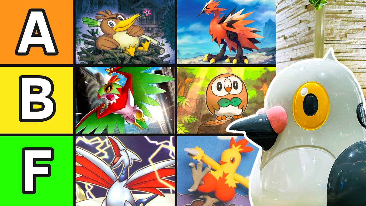 I Rank All the Pokemon Birds - YouTube