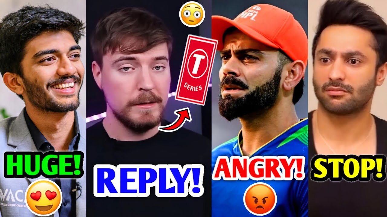 SAD! People went TOO FAR? 😥| MrBeast REPLY T-Series, Virat Kohli ANGRY ...