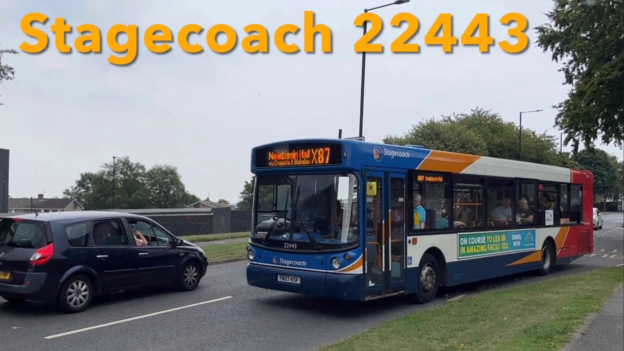 Onboard Stagecoach NE ALX300 22443 - X87 - YouTube