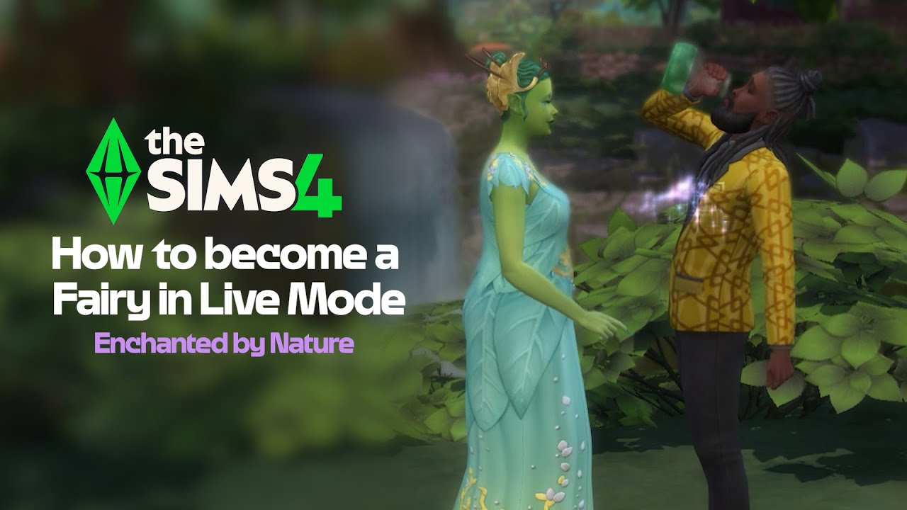 How to become a Fairy in Live Mode | The Sims™ 4 - YouTube