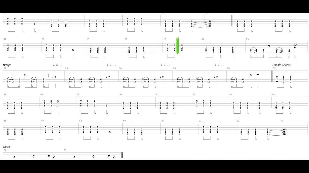 The Only Tab by StaticX + Guitar only + Guitar tab - YouTube