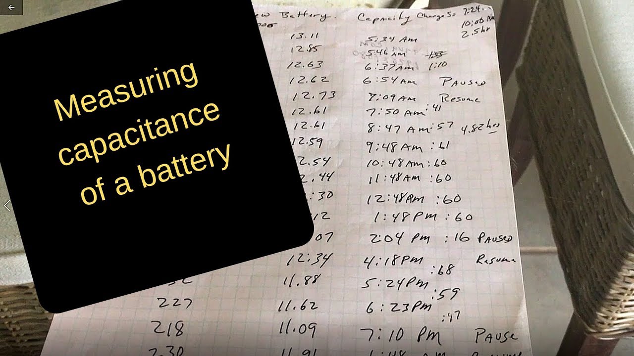 DIY: Measuring capacity of a battery. Easy measurement methods. - YouTube