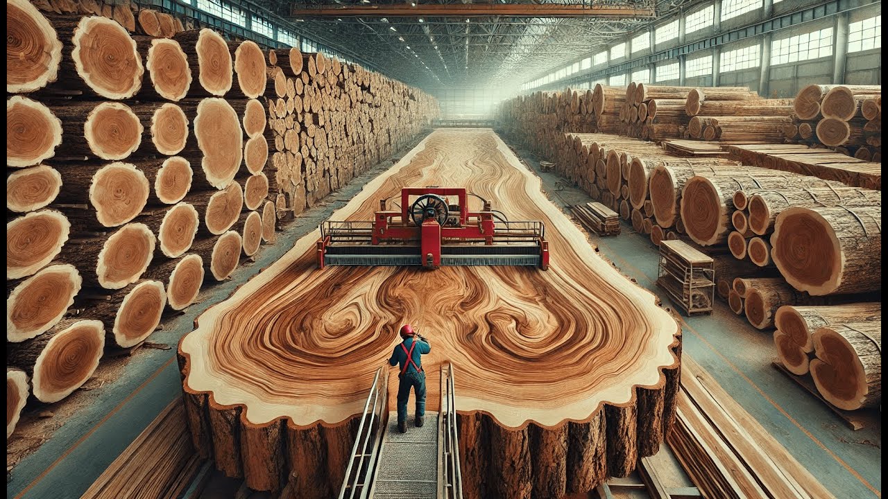 High Power Wood Saw, Absolute Power, Amazing Performance #44 - YouTube