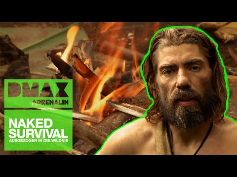 Feuer machen unter schwierigen Bedingungen | Naked Survival | DMAX Adrenalin