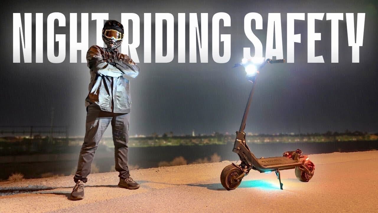 Electric Scooter Night Riding Guide: Essential Safety Tips & Gear ...
