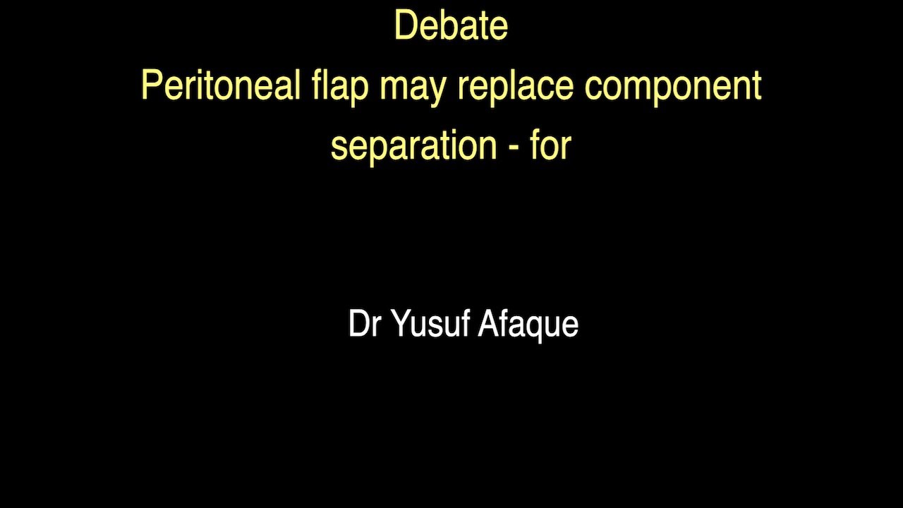 Peritoneal flap may replace component separation - YouTube