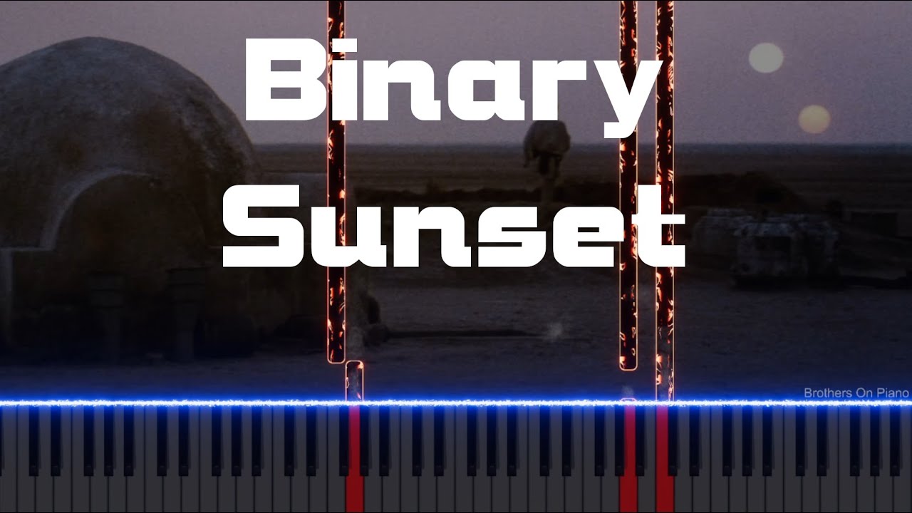 Binary Sunset | Star Wars | Emotional Piano Version - YouTube