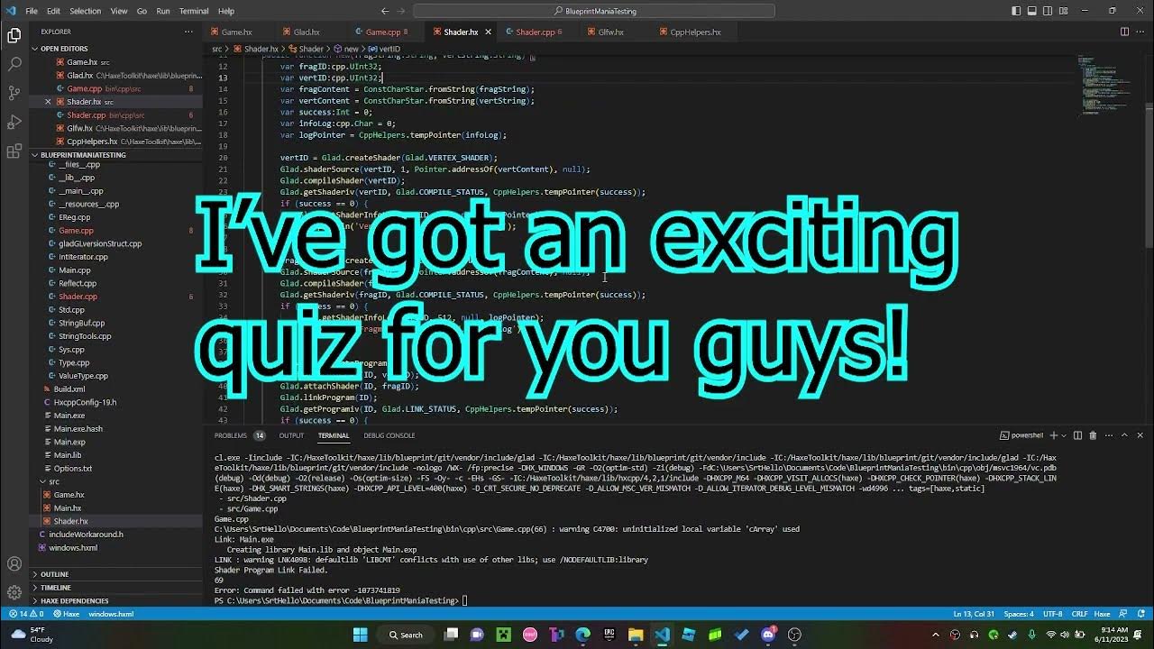 An exciting coding quiz! - YouTube