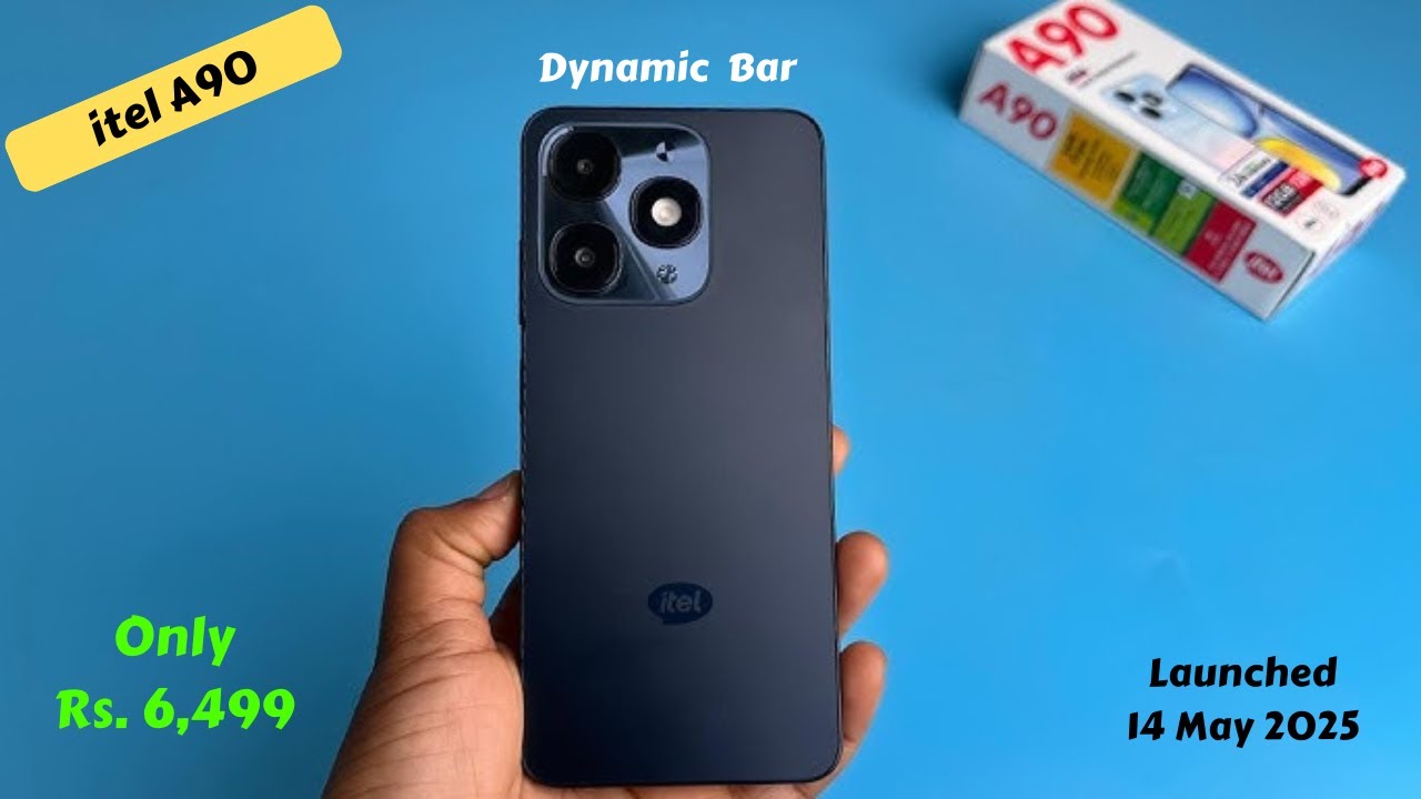 itel A90 launched with 13MP Main Camera & 5000mAh Battery - YouTube