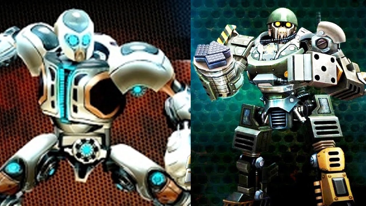 REAL STEEL WRB Psytron VS Blacktop & Hollowjack & Blockbuster & Tackle ...