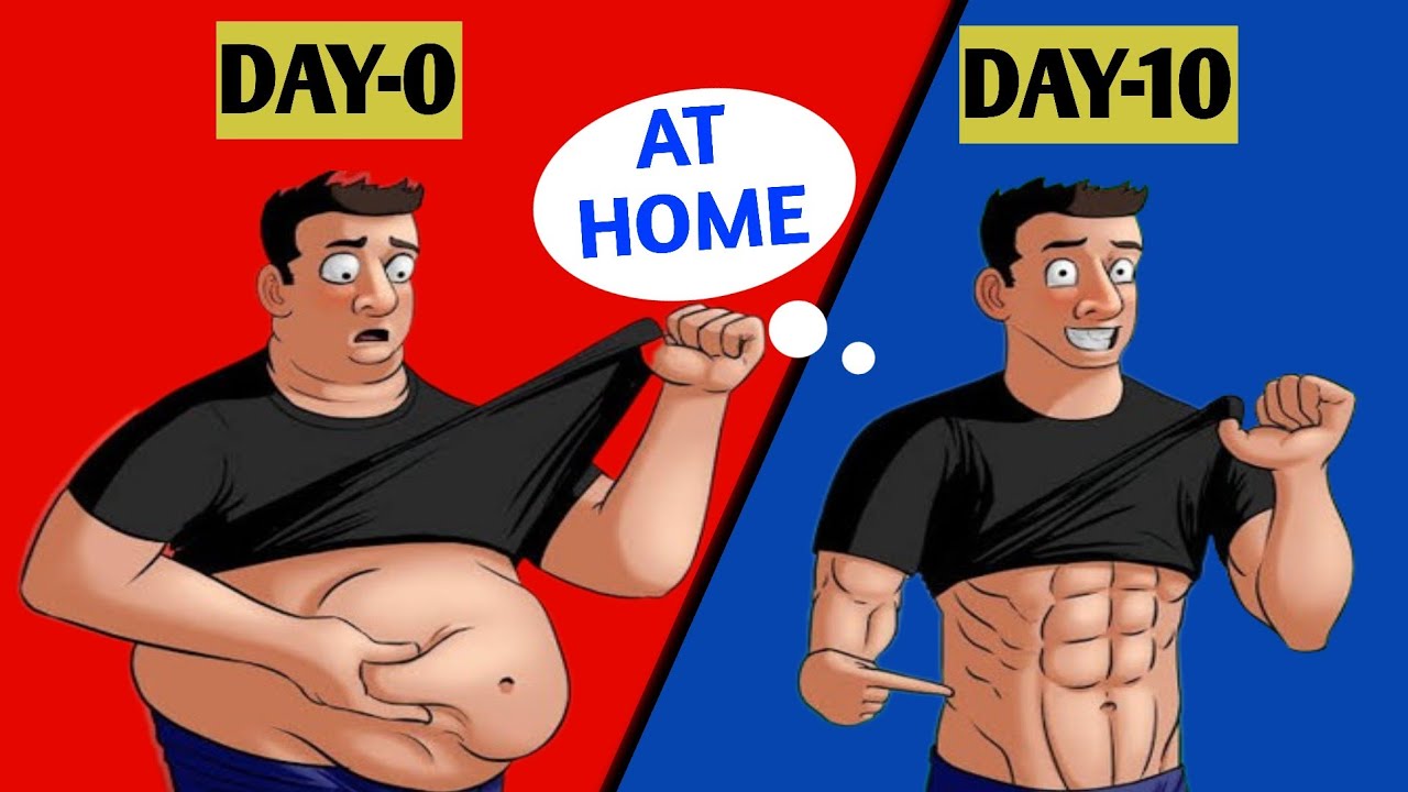 5 MINUTES HOME WORKOUT | BELLY FAT EXERCISE AT HOME | SIX PACK ABS ...