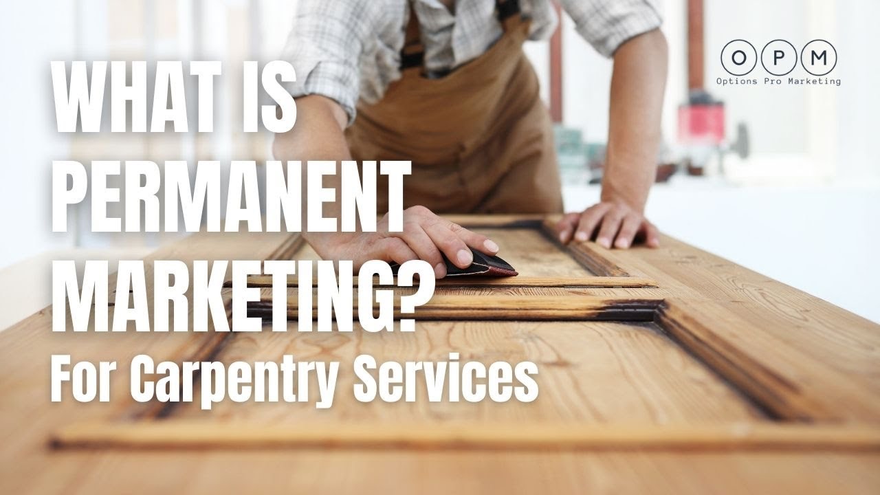 Permanent Advertising for Carpenter Contractor Permanent Marketing ...