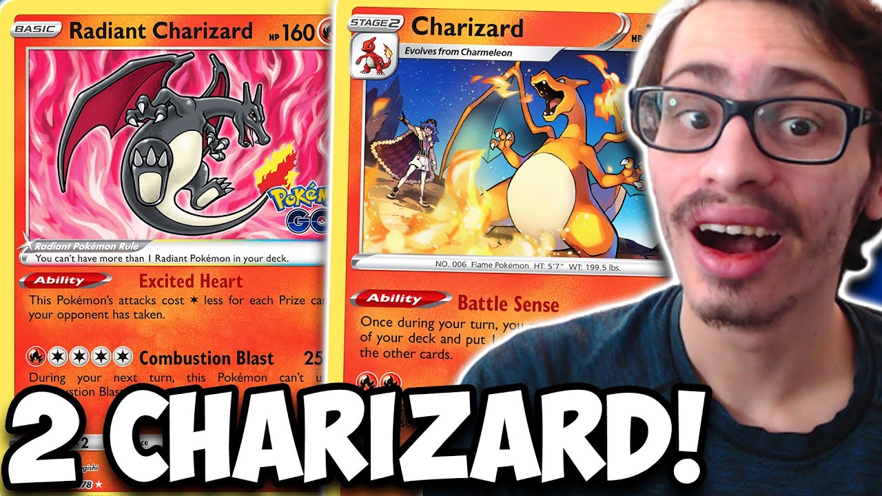 DOUBLE Charizard Deck! Leon Zard & Radiant In 1 Deck! Perfect Pair ...