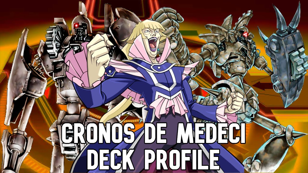 (Yu-Gi-Oh! GX) 40 Card Cronos de Medici (Professor Crowler) Deck ...