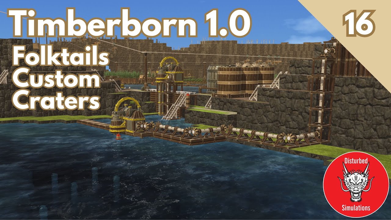 TIMBERBORN 1.0 | Episode 16 | Custom craters map - YouTube