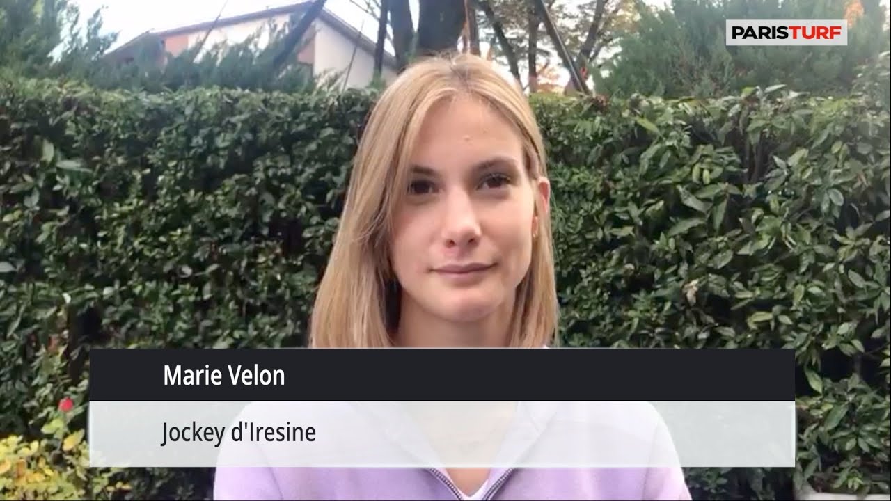 Marie Velon, jockey d'Iresine, s'exprime sur sa participation à la ...