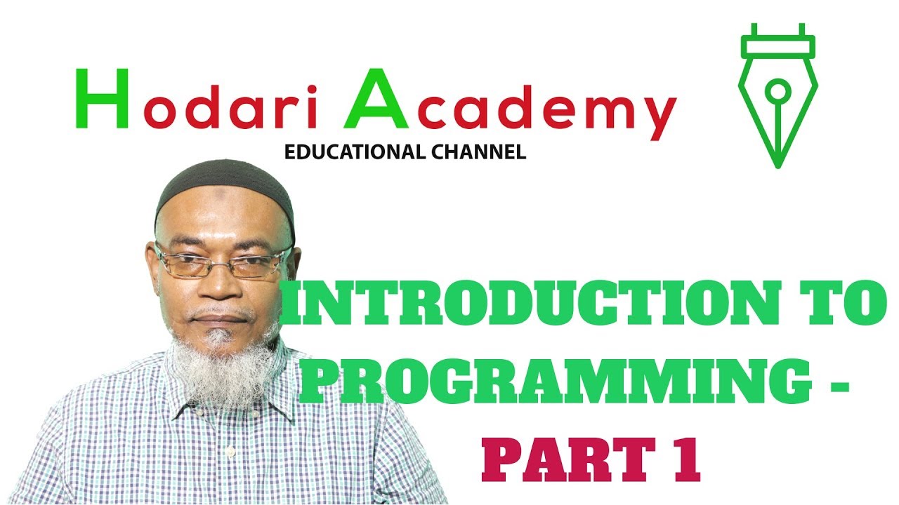 Introducation To Programming Part 1 Youtube