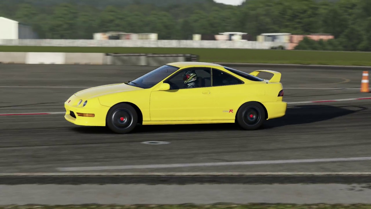 2001 Acura Integra Type R @ Top Gear Test Track - YouTube