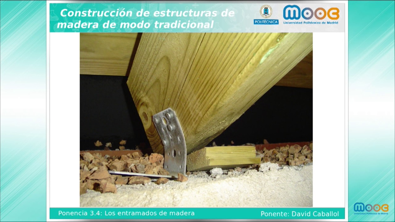 MOOC Construcción 3.4: Los entramados de la madera - YouTube